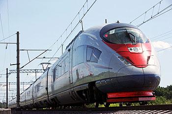 High–speed train “Sapsan” schedule
